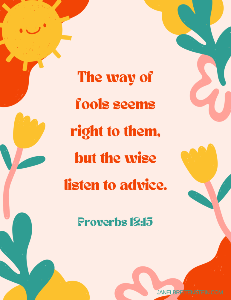 Proverbs for Kids: 5 Printables to Post - THE AWKWARD MOM