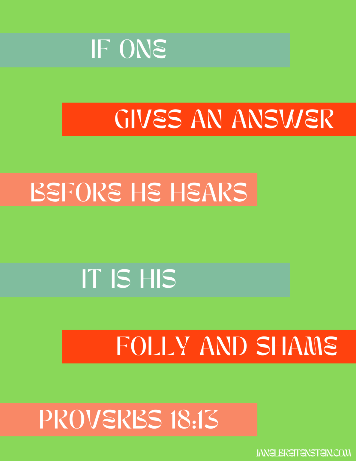 Proverbs for Kids: 5 Printables to Post - THE AWKWARD MOM